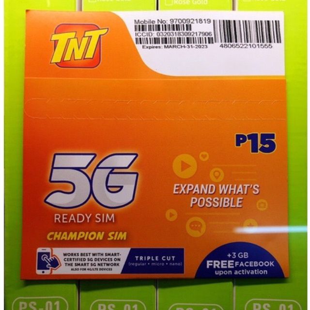 5G TNT SIM BRAND NEW | Lazada PH