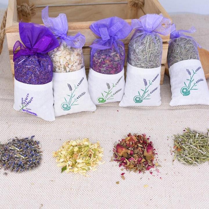 Natural Dried Flowers Rose Jasmine Lavender Bud Flower Sachet Bag ...