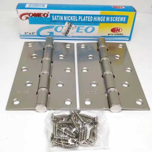 paket 6 pasang engsel 5 inch engsel khusus pintu rumah besar engsel ...