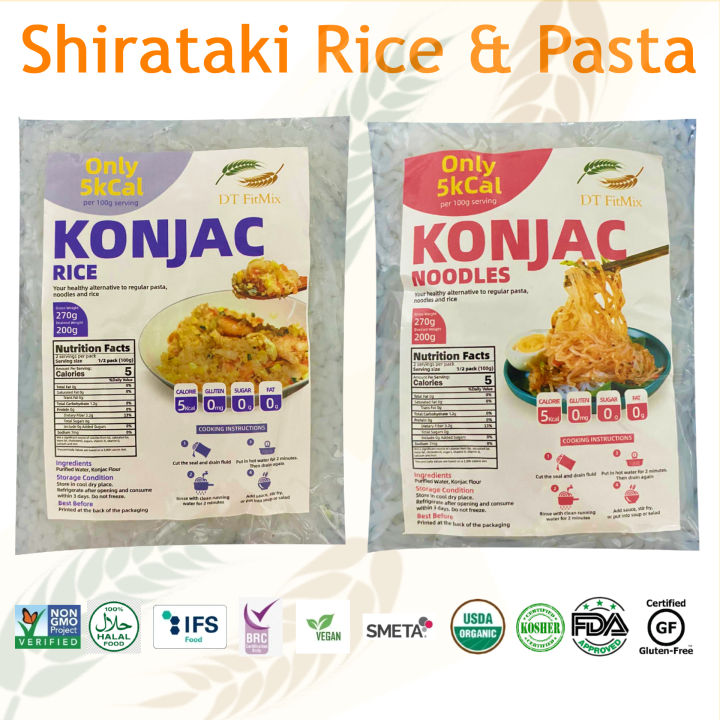 Shirataki/Konjac Rice and Noodles/Pasta | Lazada PH