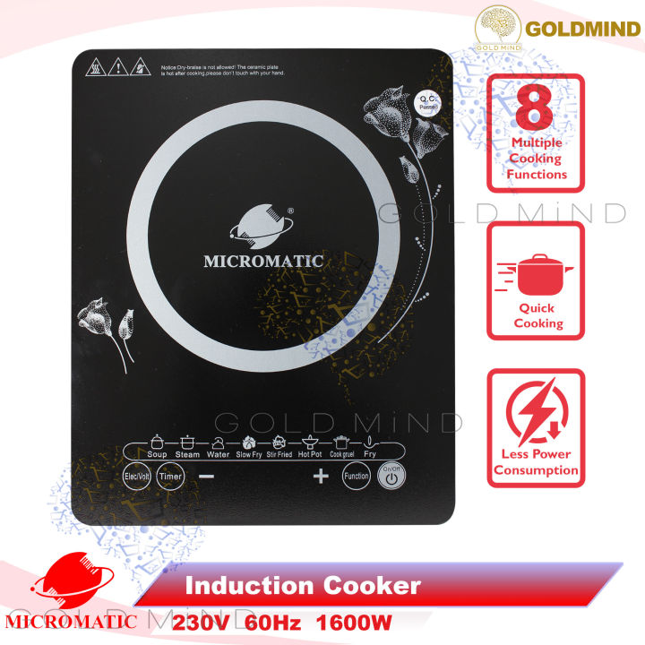 Micromatic Induction Cooker 8 Multiple Cooking Functions 1600watts | Lazada PH