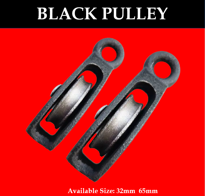 TOYU Cast Iron Single Sheave Pulley 1" Mini Pulley Small Pulley ...