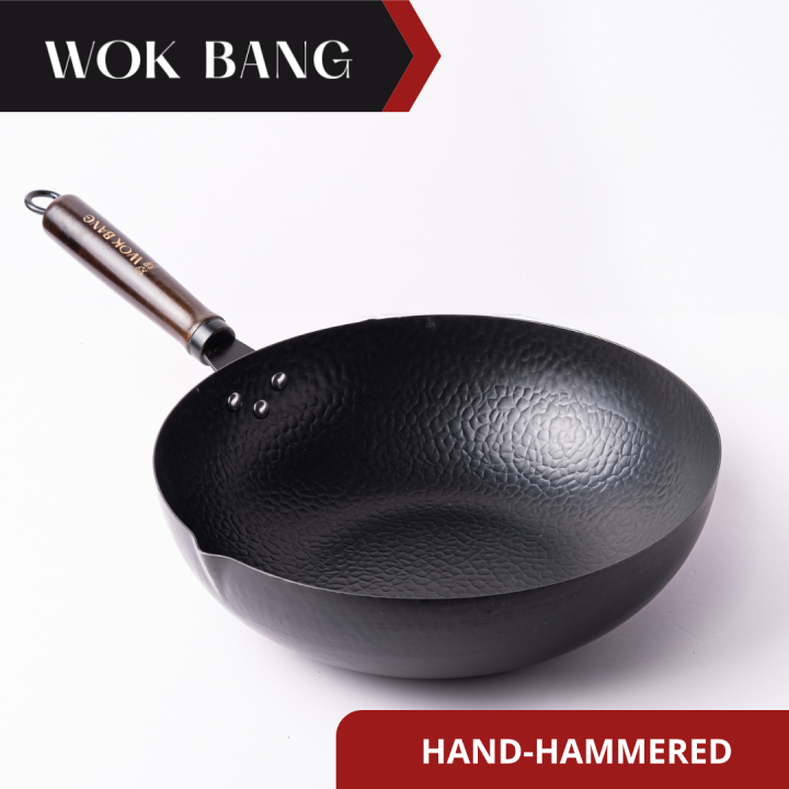 Wok Non-stick Hand Hammered Carbon Steel Wok Pan/High Quality ...