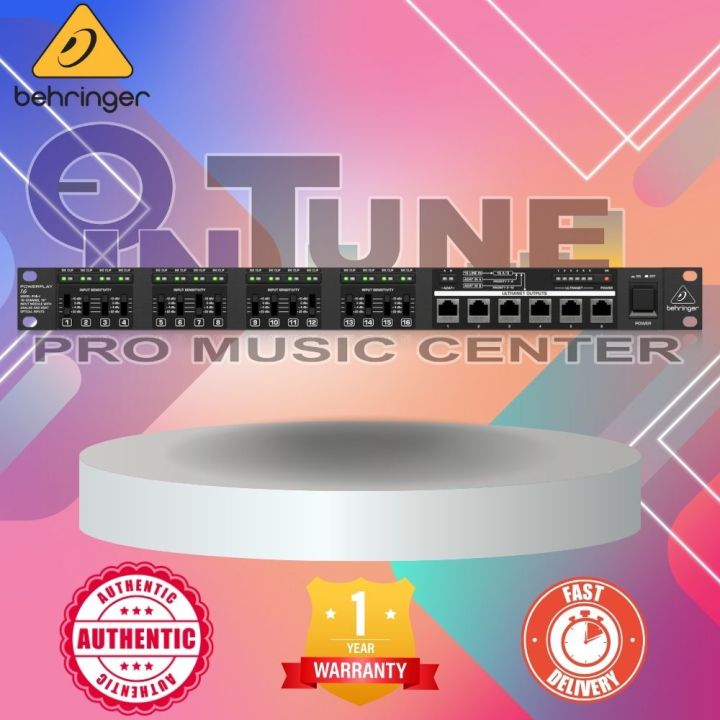 BODEGA SALE Behringer P16-I 16 Channel 19'' Input Module with Analog and ADAT* Optical Inputs ...