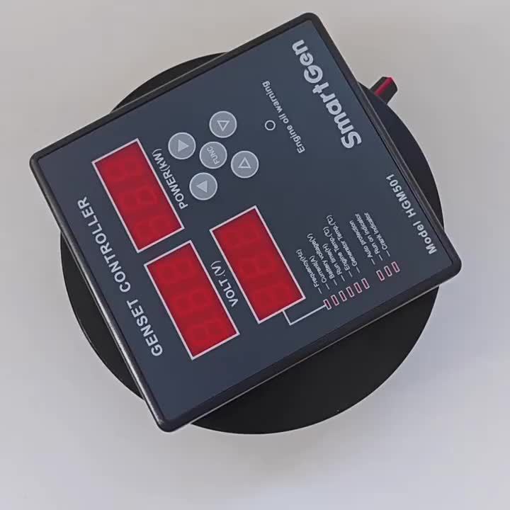 SmartGen HGM501เริ่มหยุด Genset ควบคุมโมดูลดีเซลเครื่องกำเนิดไฟฟ้าเบนซิน LED ดิจิตอล Dsplay แผง ...