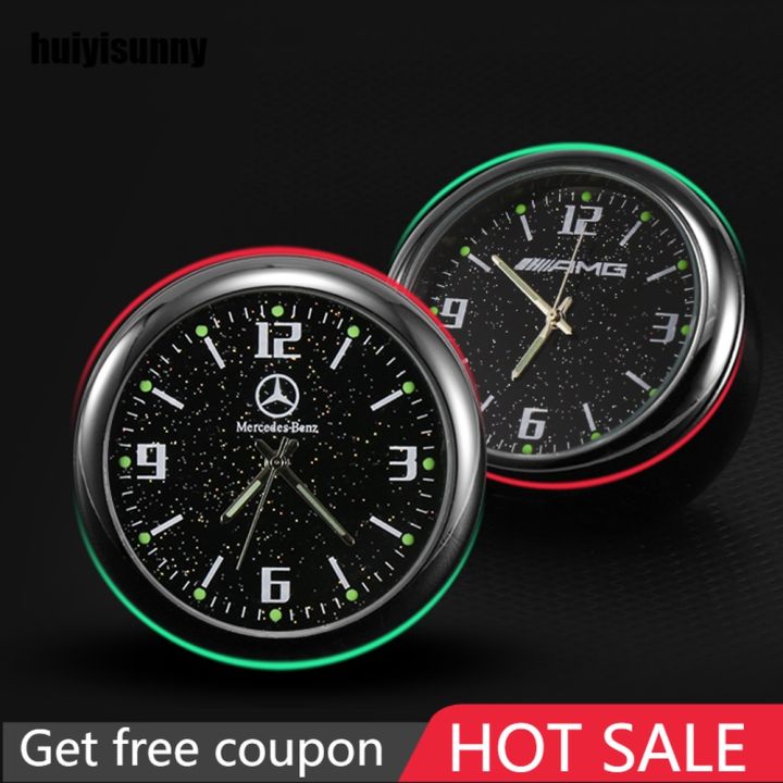 Huiyisunny Car Clock Ornaments Car Clocks Vent Outlet Clip Mini ...