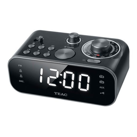 TEAC Dual Alarm Clock Radio CRX150 Model (AUSTRALIAN SURPLUS, pls read ...