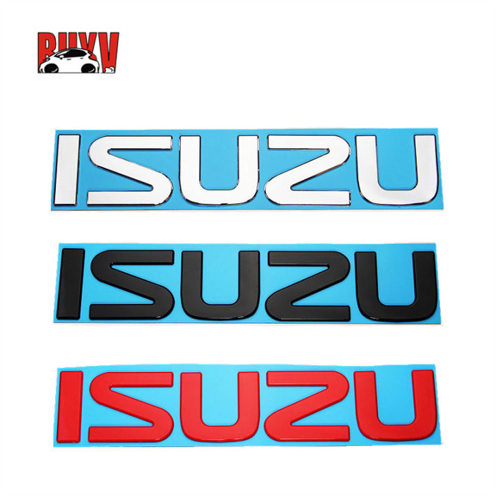 BuyV ขนาดใหญ่ ISUZU โลโก้รถสัญลักษณ์สติกเกอร์รถป้าย ABS สติกเกอร์สำหรับ ...