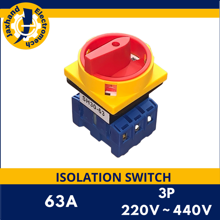 Isolation / Rotary Switch Disconnect 63A, 3P, 220V~440V | Lazada PH