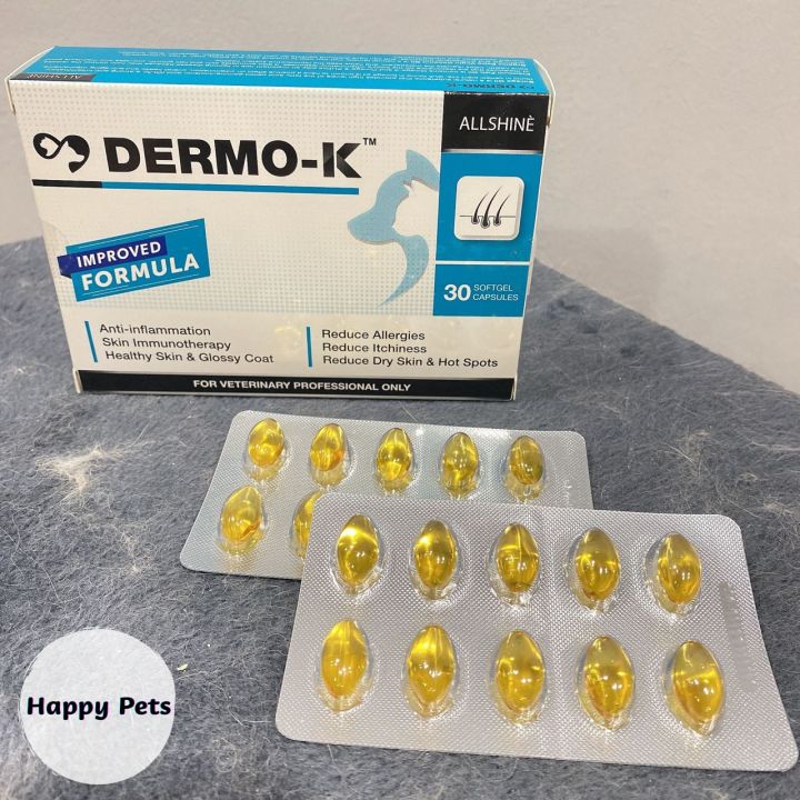DERMO-K Fish Oil For Dogs And Cats | Lazada