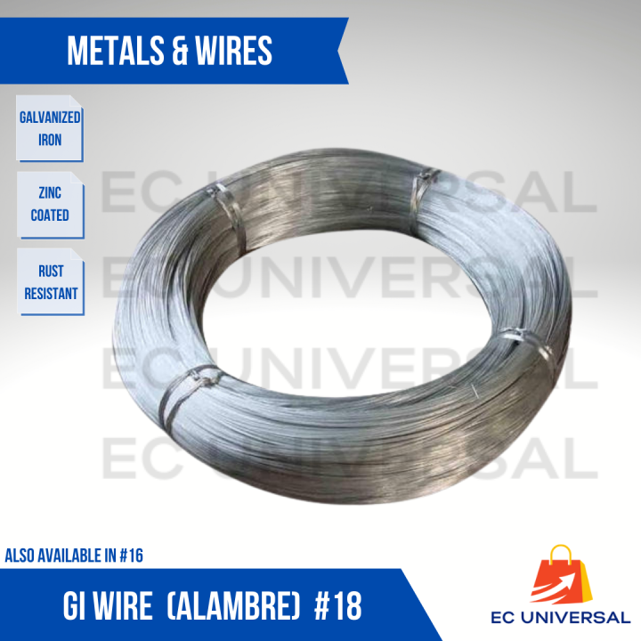 Tie Wire Gauge 18 Alambre Galvanized Wire Alambre GI Wire Down Kawad ...