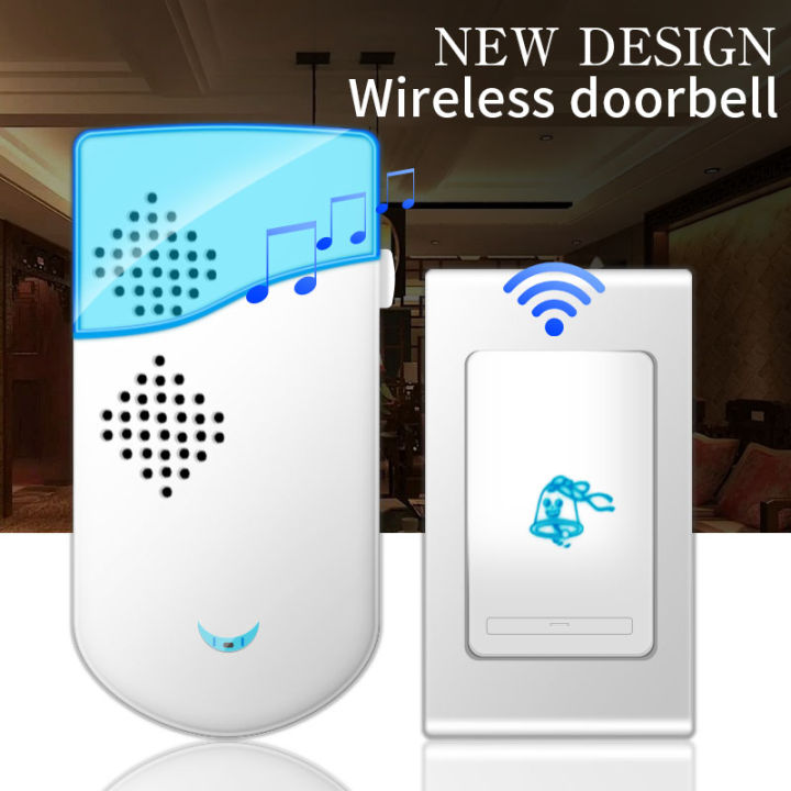 [Philippines stock] 2023 wireless doorbell waterproof HOT Intelligent small 100-240V 100M range ...