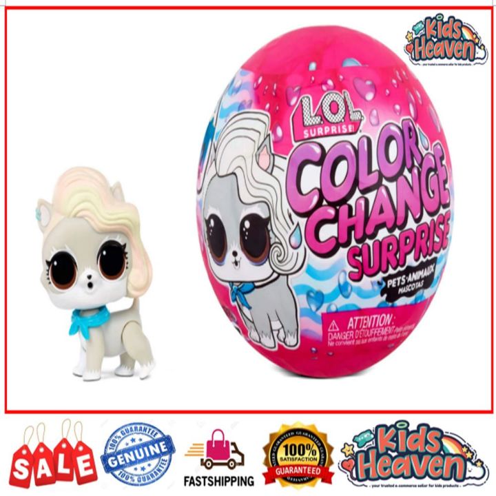 L.O.L. Surprise! LOL Surprise Color Change Pets with 6 Surprises (100.0 ...