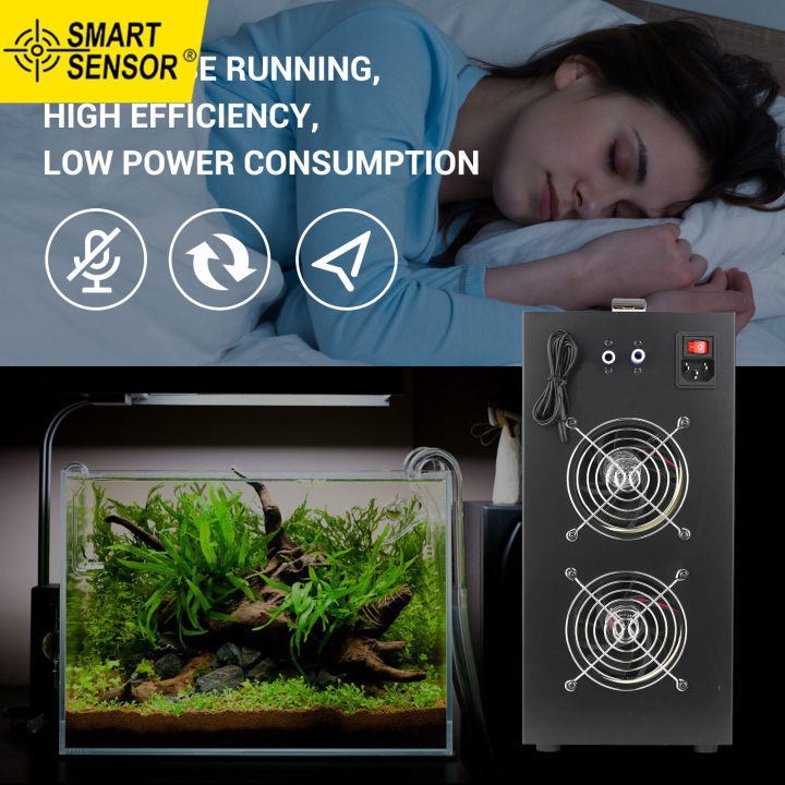 Smart Sensor Aquarium Chiller Aquarium Cooler LCD Display Quiet Fish ...