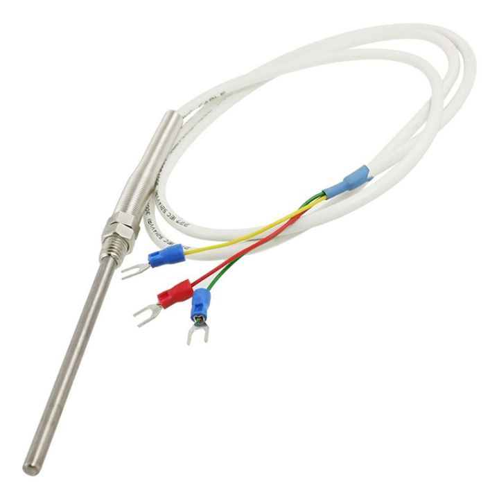 PT100 Sensor Temperature Control Thermocouple Probe 1M 3.3ft | Lazada ...