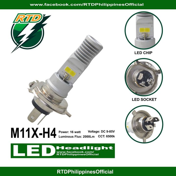 Original RTD Rayton LED Headlight M11X (M11X) Super White | RTD ...