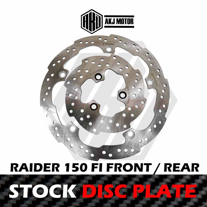 Stock Rear Disc Plate for Raider 150 FI / CARB FRONT AND REAR STD ...
