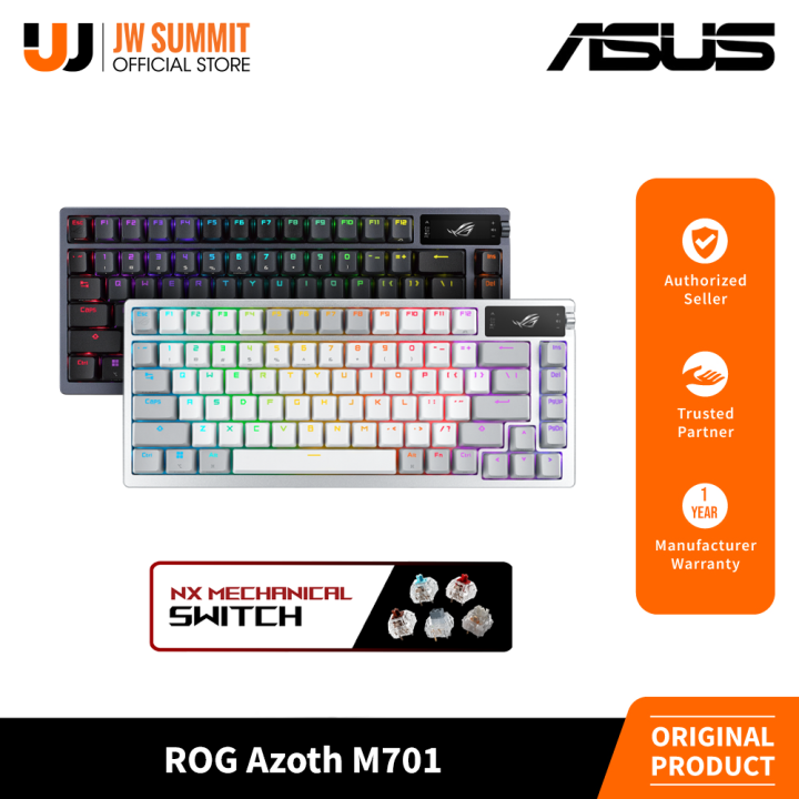 Asus ROG Azoth M701 Hot-swappable NX Mechanical Switch Tri-Mode ...