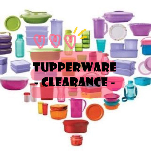 Tupperware Lelong!!! Stock Clearance!!! Price for 1 unit | Lazada