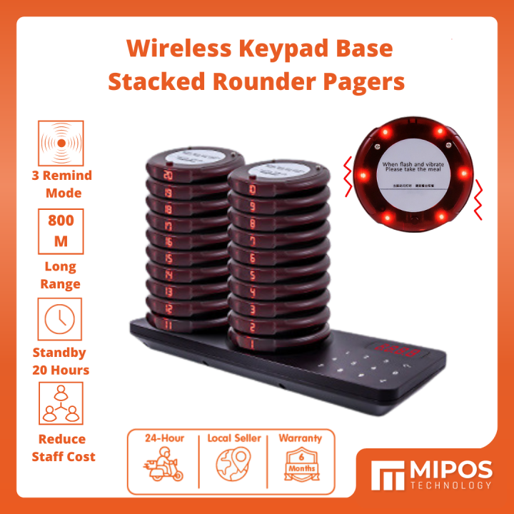 Restaurant Pager 800M/Wireless 800M Calling Pager System/Wireless ...