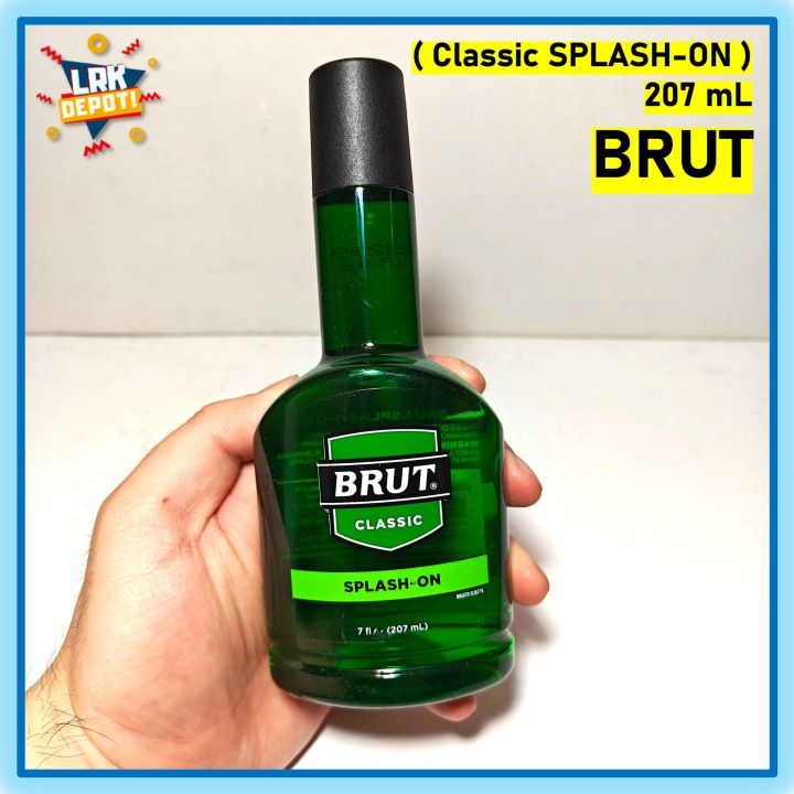 BRUT Essence of Man Classic Splash-On Cologne for Men 207 mL (7 fl oz ...