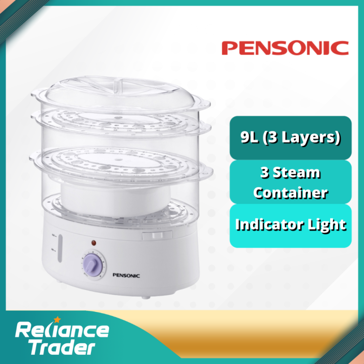 Pensonic 3 Layers Container Food Steamer PSM-162S/PSM-1603 | Lazada