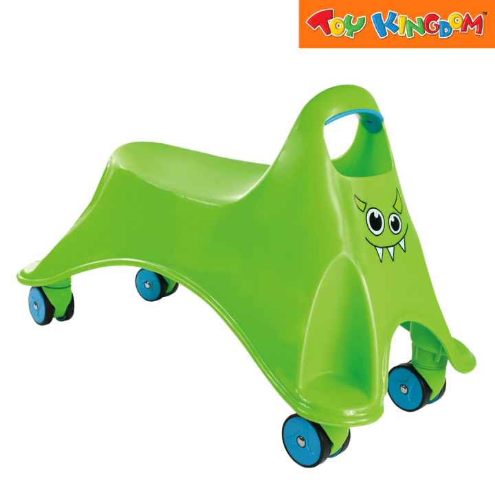 Eezy Peezy Googly Whirlee Green Monster Ride-On Vehicle | Lazada PH