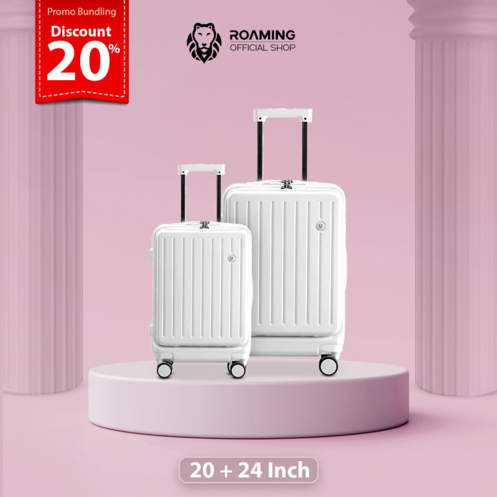 [SET] Roaming Koper Laptop Kabin dan Bagasi K003 Size 20+24 Inch ...