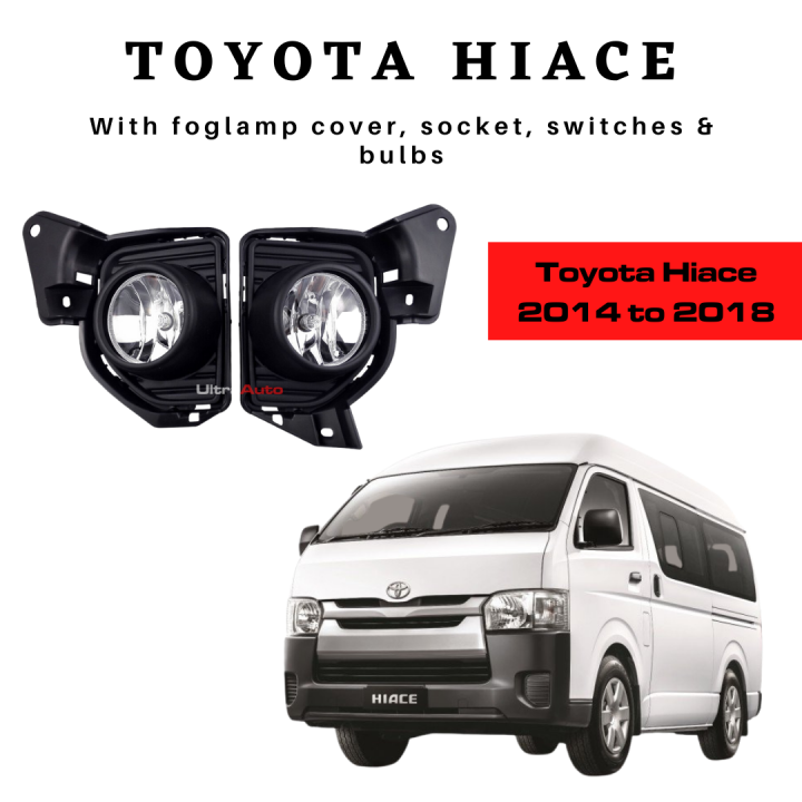 Toyota Hiace Foglamp Foglight Spotlight Set (2014 2015 2017 2018 ...