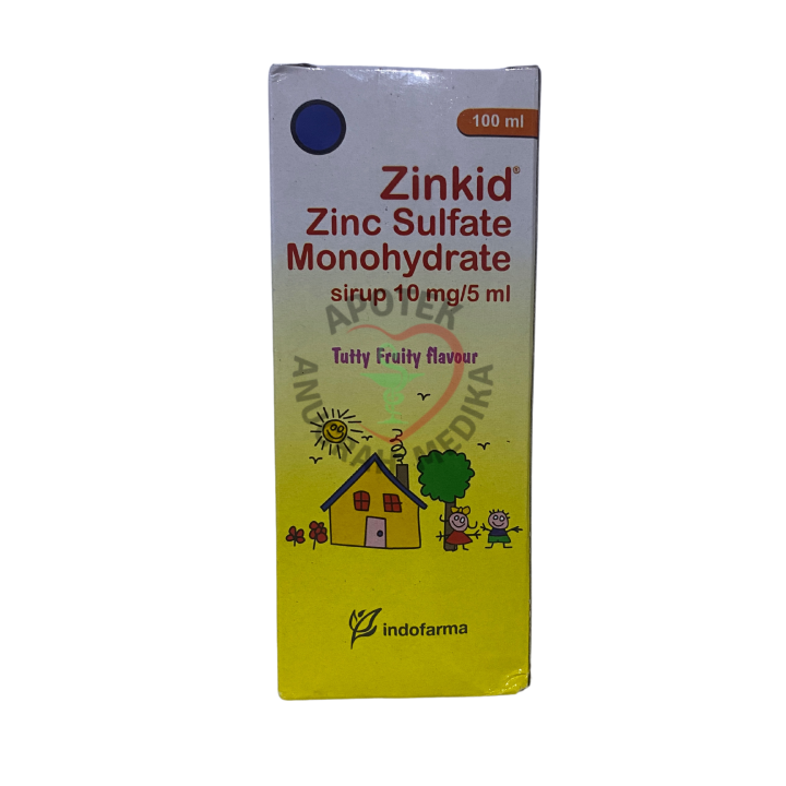 ZINKID SYRUP 100 ML / ZINC SULFATE / DIARE PADA ANAK / PENCERNAAN ...