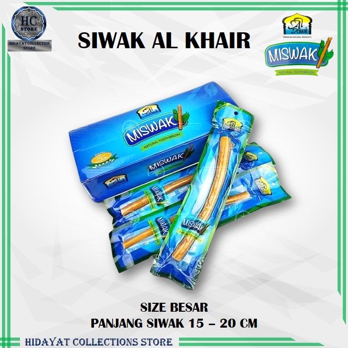 Siwak Al Khair Miswak Kayu Siwak Al Khair Original | Lazada Indonesia