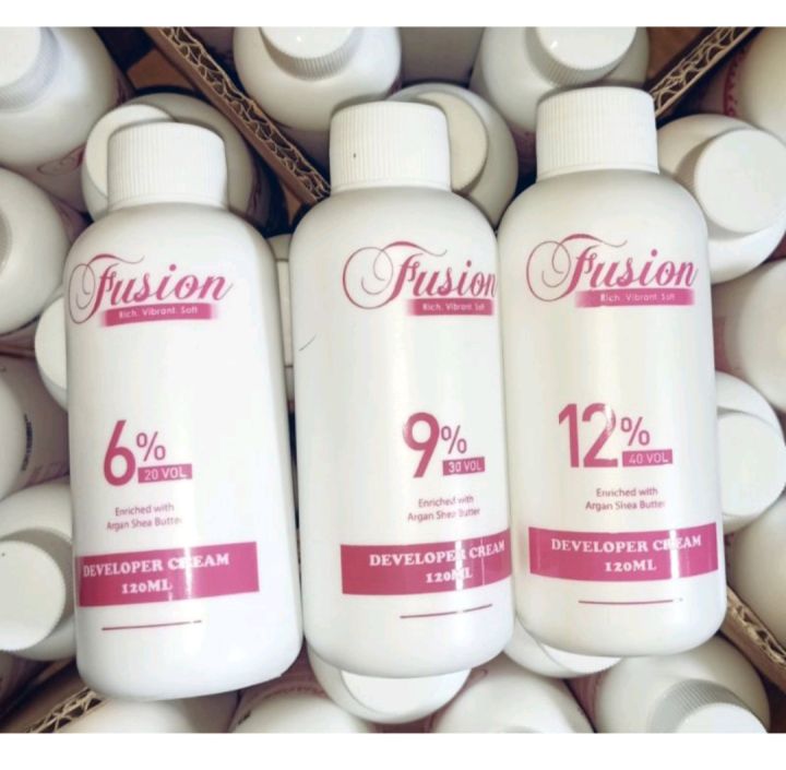 FUSION DEVELOPER OXIDIZING CREAM OXIDIZER 120ML 6%,9%,12% | Lazada PH