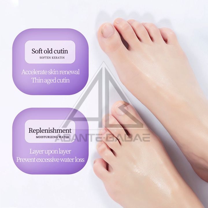 Sadoer Exfoliating Foot Peeling Mask Goat Milk Lavender Essence | Lazada PH