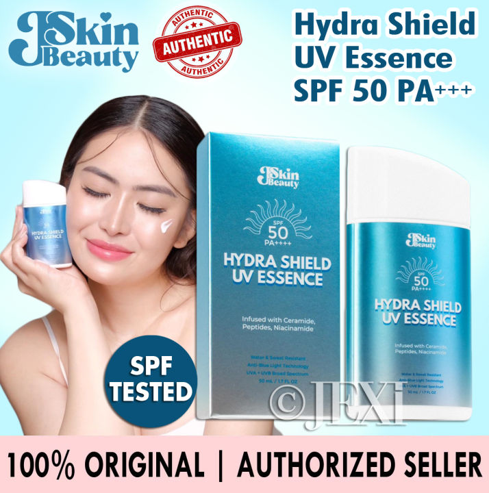 JSkin Hydra Shield UV Essence SPF 50 PA+++ Sunscreen 50ml (Authentic ...