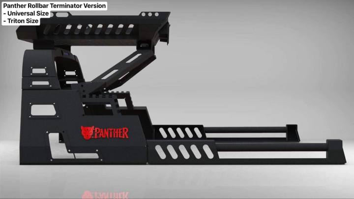 Panther Roll Bar - Terminator Series W/ Reverse light - HILUX RAPTOR ...
