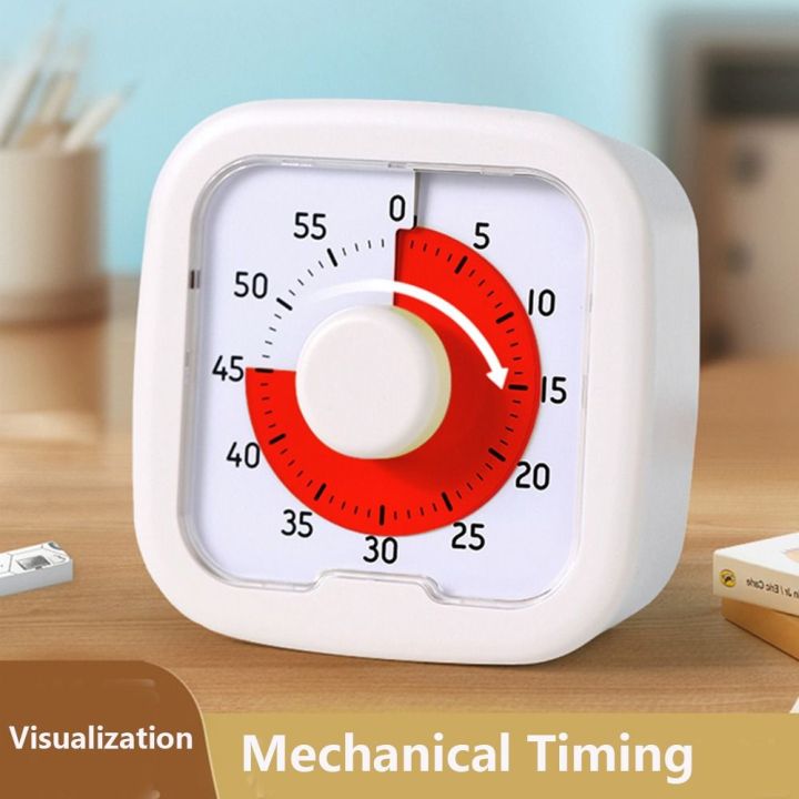 Dgthe Silent Visual Timer 60 Minute With Stand Kitchen Cooking Timer