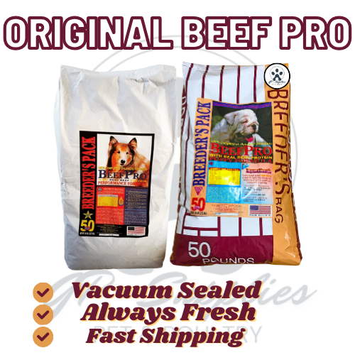 ORIGINAL BEEF PRO PUPPY & ADULT DOG FOOD ( REPACKED / VACUUM SEALED ) 1 ...