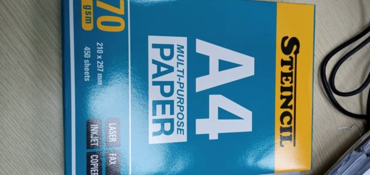 STEINCIL A4 COPIER PAPER 70GSM A4 PAPER - 450 SHEETS | Lazada