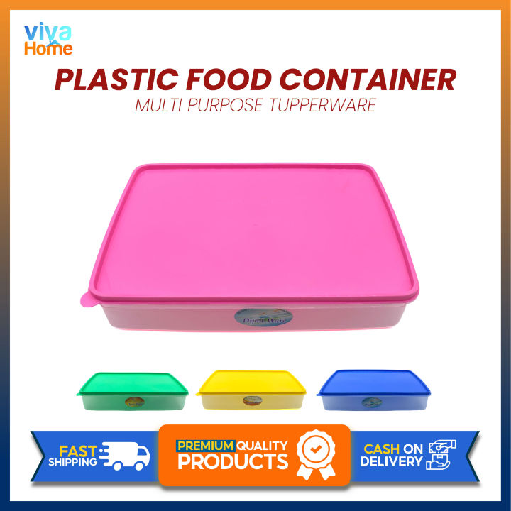 Vivahome Plastic Food Keeper Container with Lid Dough Mango Graham ...