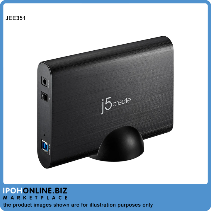 J5Create JEE351 3.5" SATA USB 3.0 External Hard Drive Enclosure | Ipohonline | Lazada