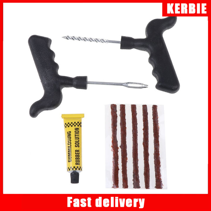 8pcs Tire Patch External Puncture Tool Kit - Premium Quality Tools for ...