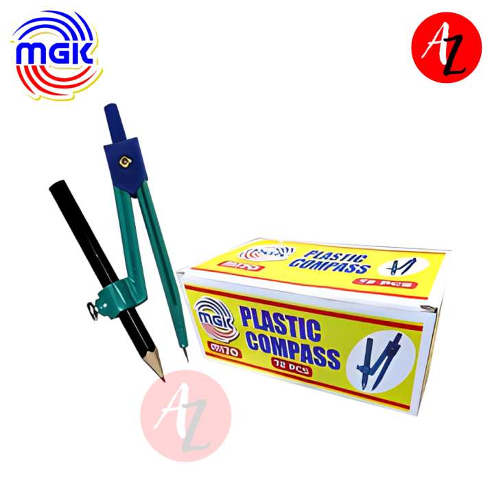MGK M170 Plastic Compass Student Mathematics Trigonometry Professors ...