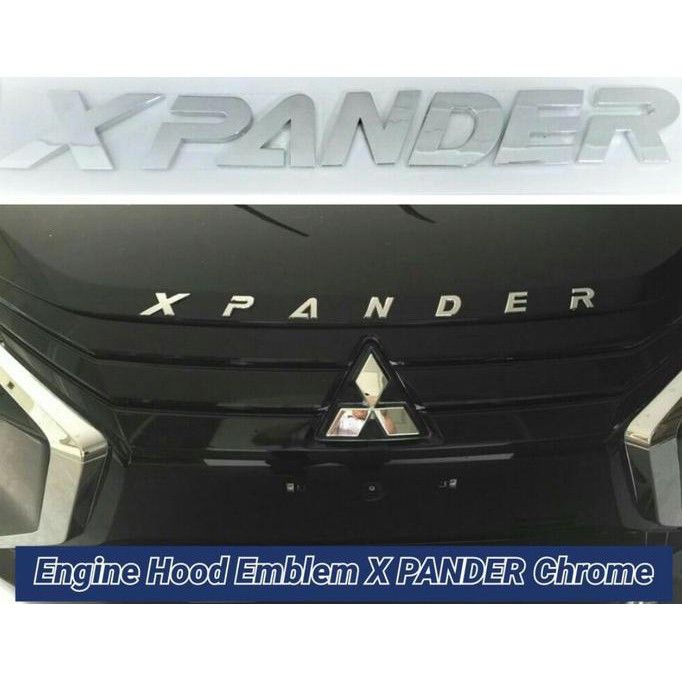 engine hood emblem xpander chrome | Lazada Indonesia