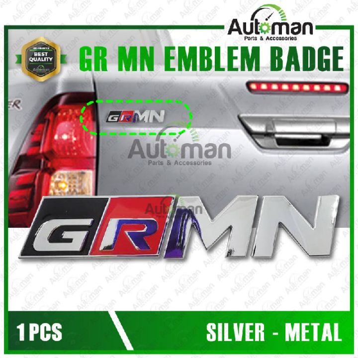 Universal 3D Car Racing Sport Logo GRMN Chrome Emblem Badge Decal Front ...
