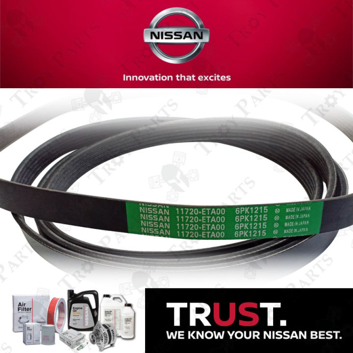 Original Nissan Fan Belt 11720-ETA00 for Nissan NV200 (6PK1215) | Lazada