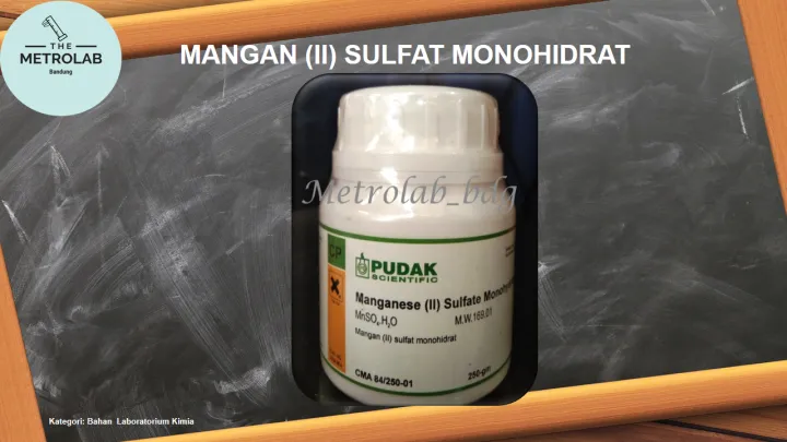 Mangan (II) Sulfat | Manganese (II) Sulfate | MnSO4.H2O | 500 gram ...