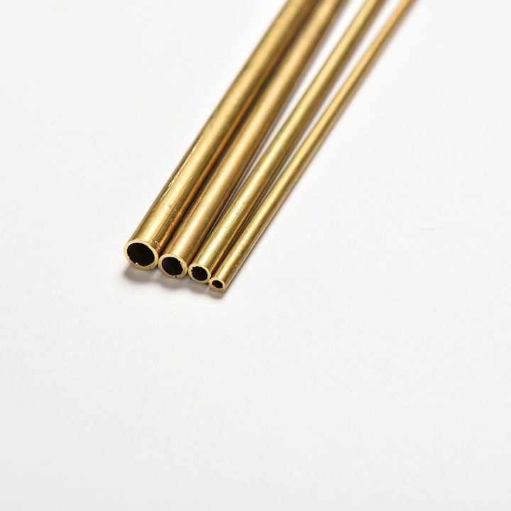 Dinawan Brass Tube Pipe Tubing Round Inner 2mm 3mm 4mm 5mm Long 300mm ...