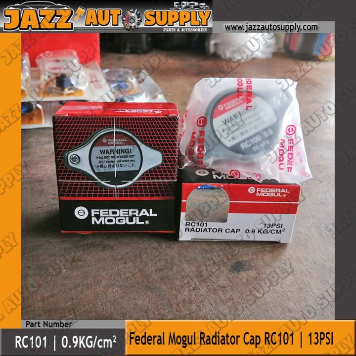 Federal Mogul Radiator Cap RC101 / 0.9kg/cm2 | 13PSI | Lazada PH