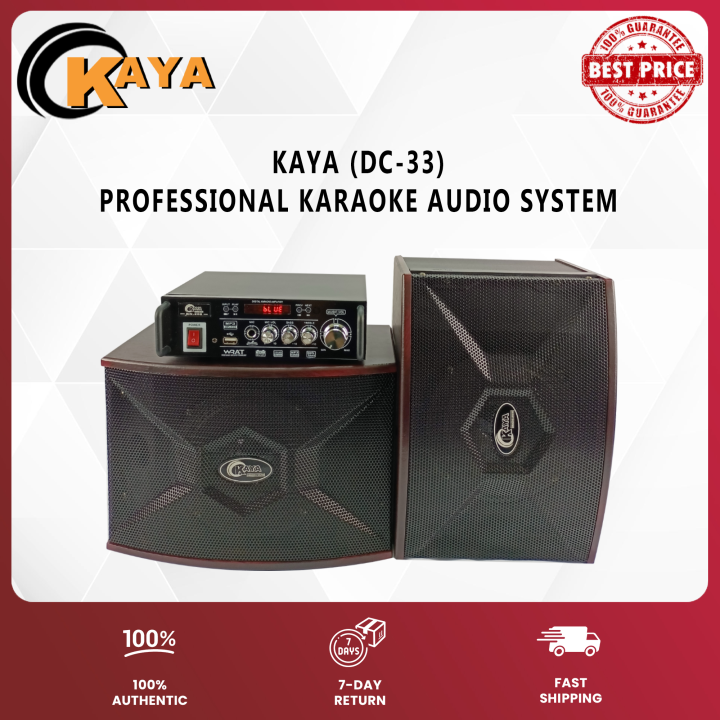 KAYA (BN-208) Micro Component System (Amplifier + Speakers) set | Lazada PH