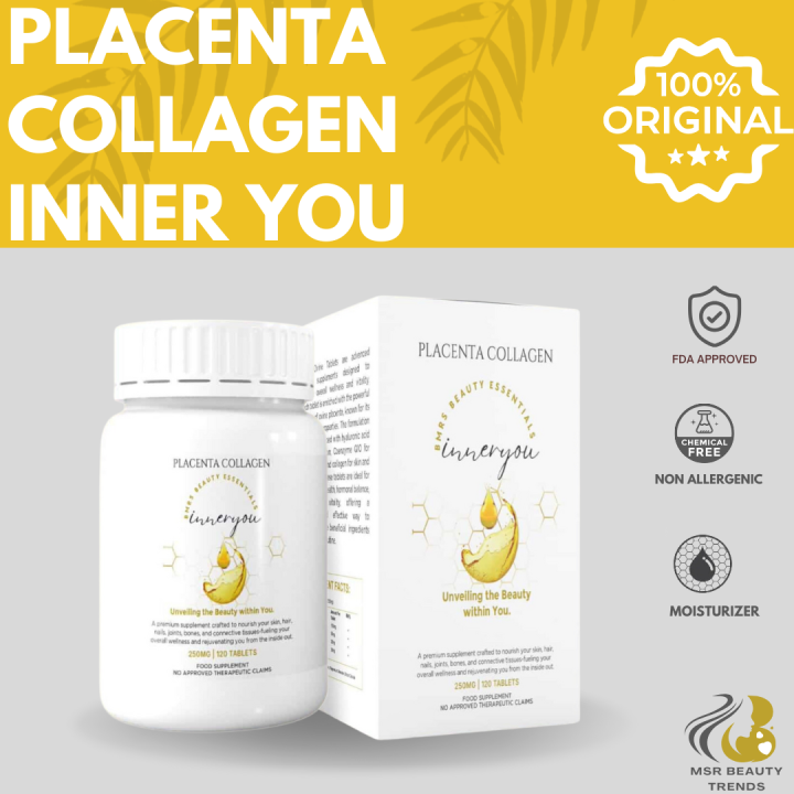 BEST SELLING Placenta Collagen Glutathione INNER YOU by BMRS Beauty ...